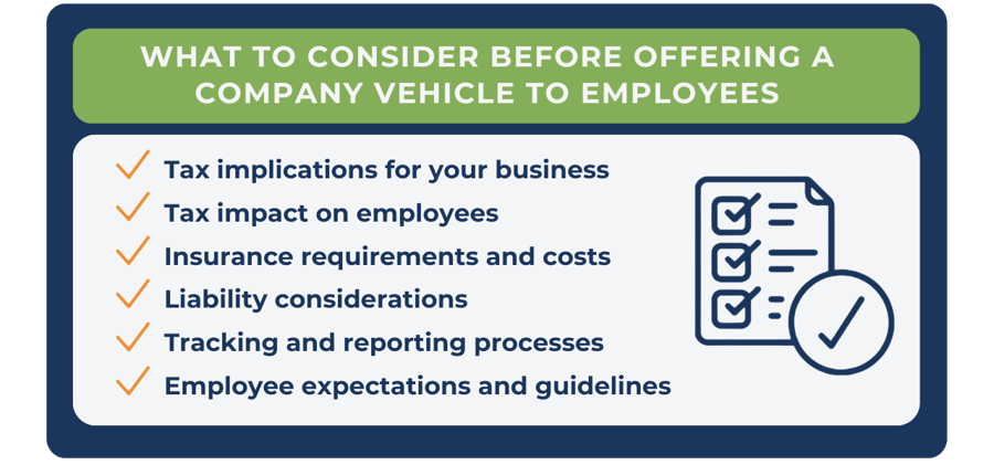 Should I Provide a Company Vehicle to My Employee?